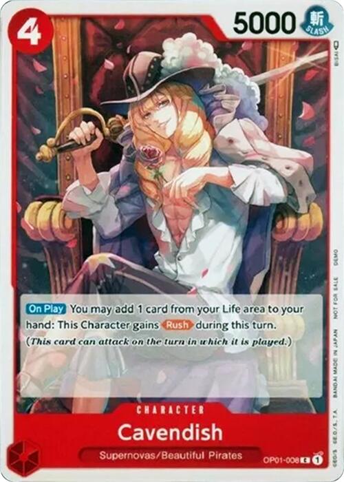 Cavendish [One Piece Demo Deck Cards] – GMI GAMES