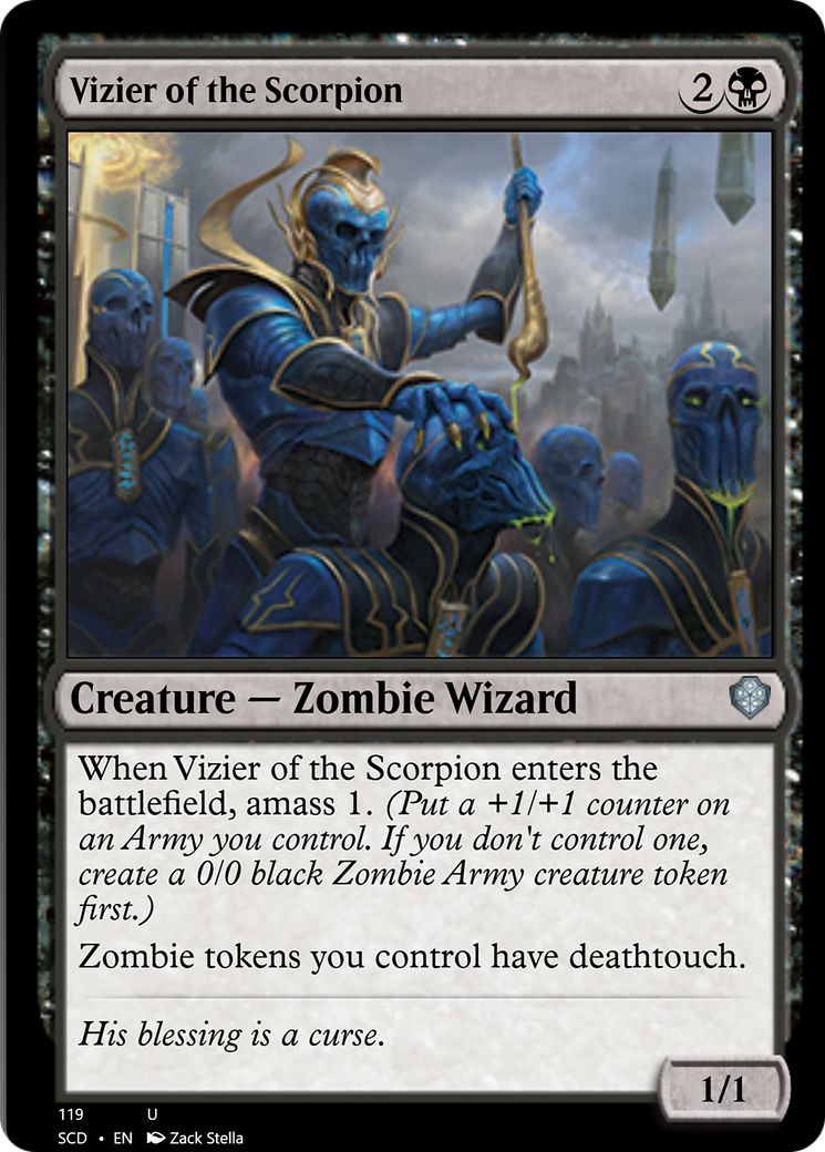 Vizier of the Scorpion [Starter Commander Decks] – GMI GAMES
