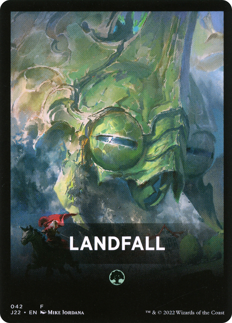 Landfall Theme Card [Jumpstart 2022 Front Cards] – GMI GAMES
