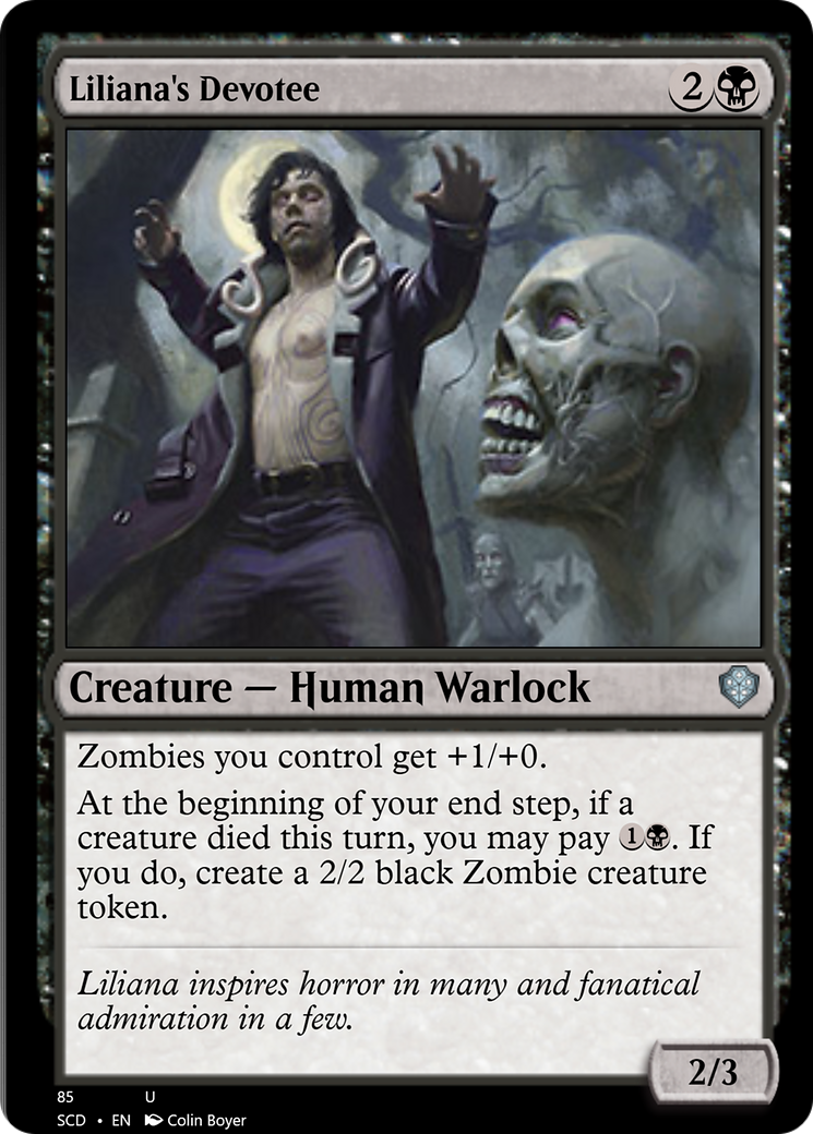 Liliana's Devotee [Starter Commander Decks] – GMI GAMES